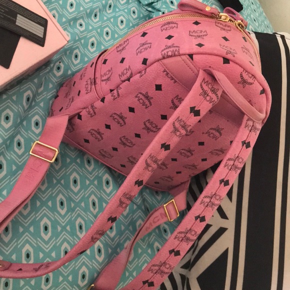 MCM | Bags | Mcm Pink Backpack | Poshmark